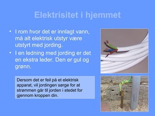 Elektrisitet i hjemmet | PPT