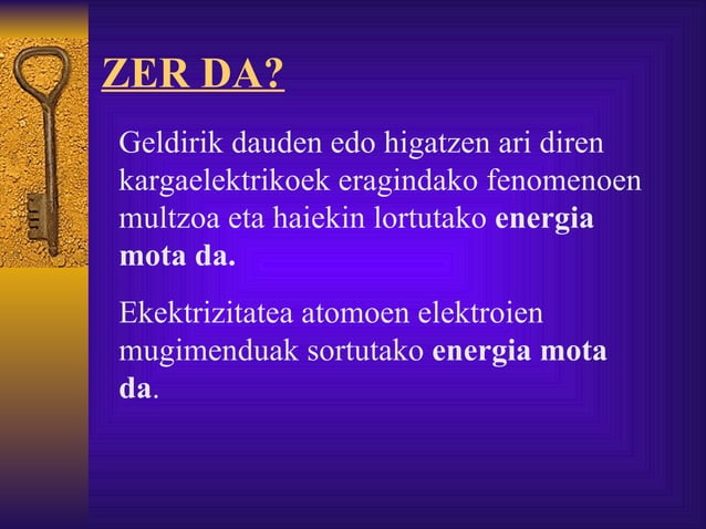 Elektrizitatea | PPT