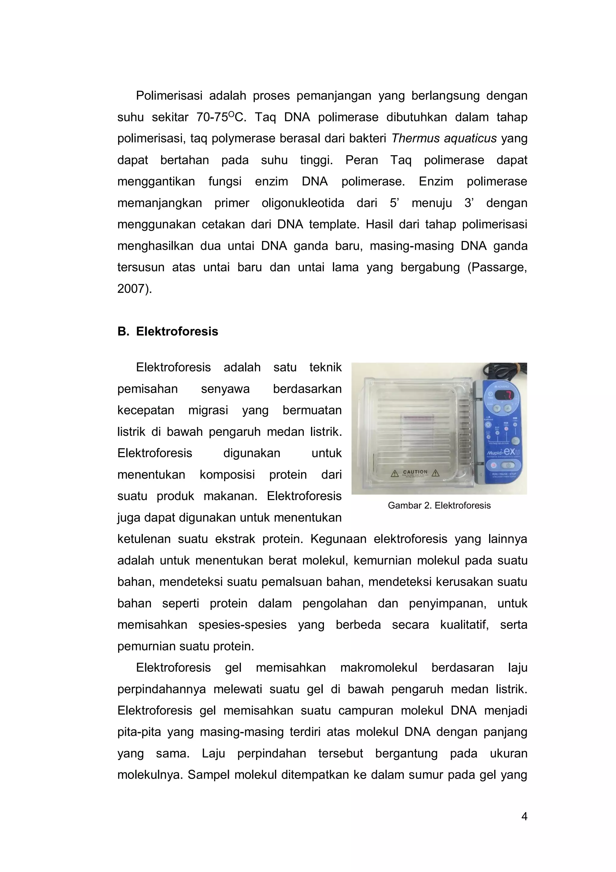 Pengaruh Medan dan Tegangan Listrik pada Elektroforesis dalam Proses ...