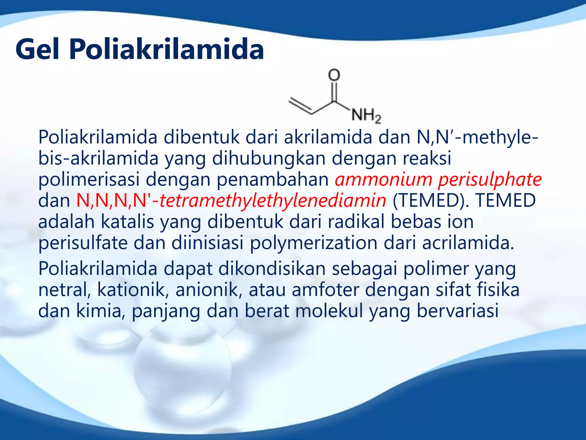 Elektroforesis gel | PPTX