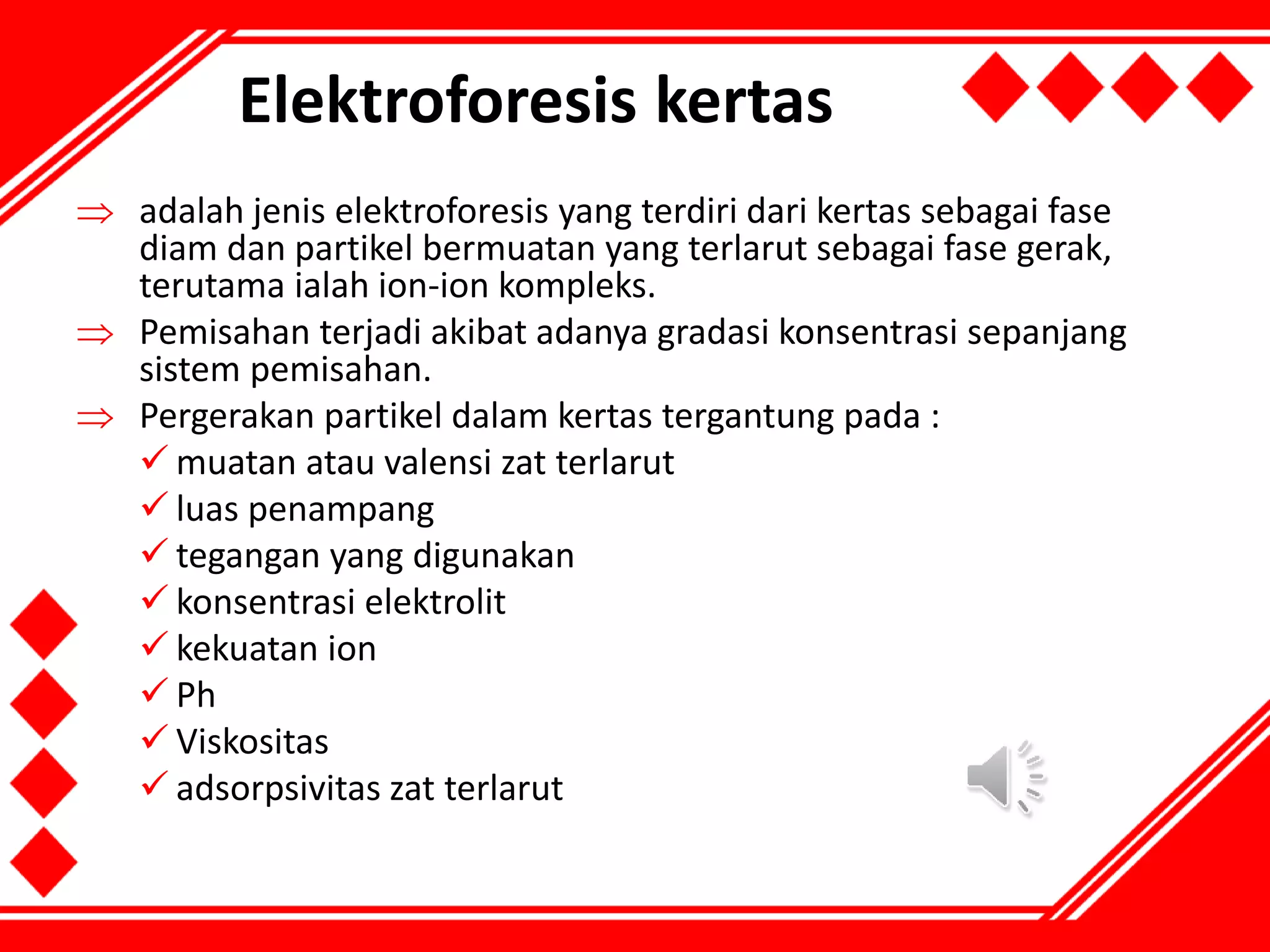 PPT Presentasi - Elektroforesis | PPTX
