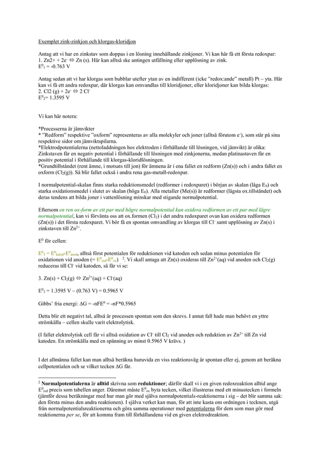 Elektrokemi | PDF