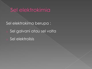 Elektrokimia | PPTX