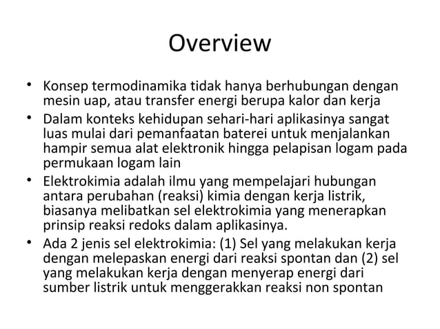 Elektrokimia | PPT