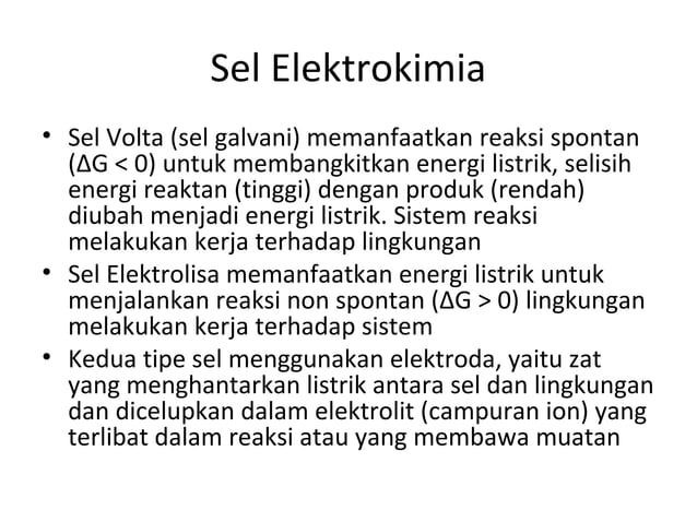 Elektrokimia | PPT