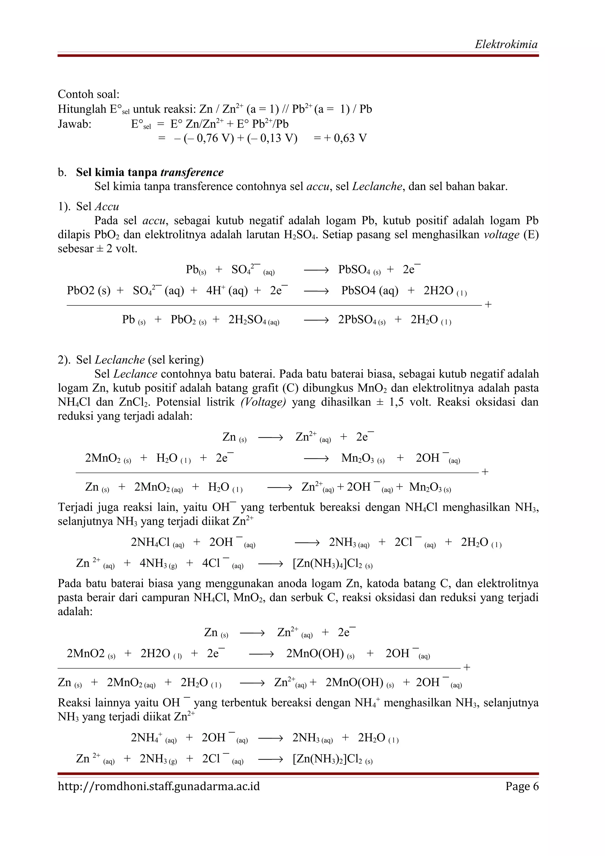 Elektrokimia | PDF