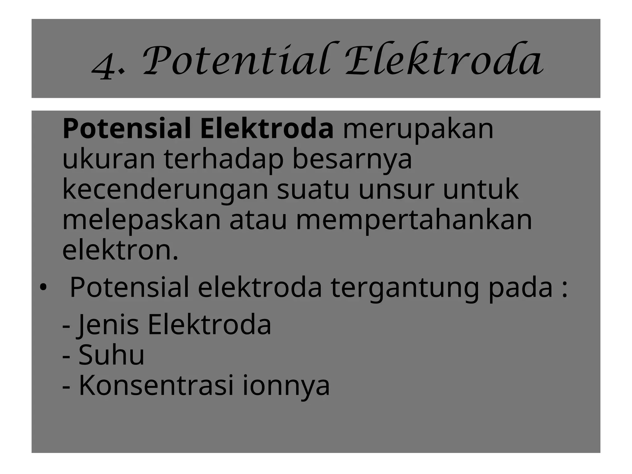 Jenis-jenis Elektrokimia & termodinamika | PPT