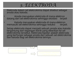 Jenis-jenis Elektrokimia & termodinamika | PPT | Free Download