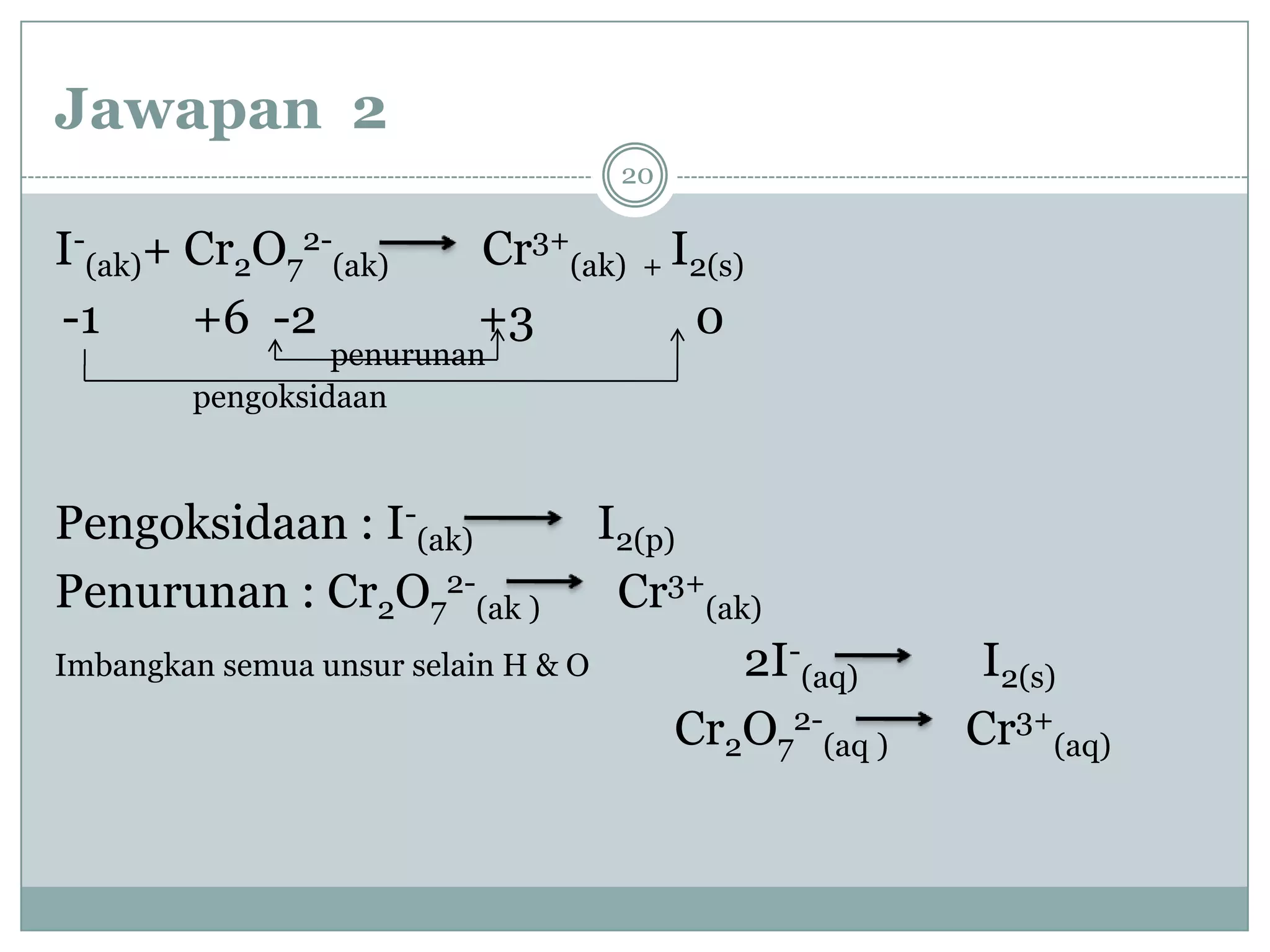 Elektrokimia 6 pengoksidaan & penurunan | PPT