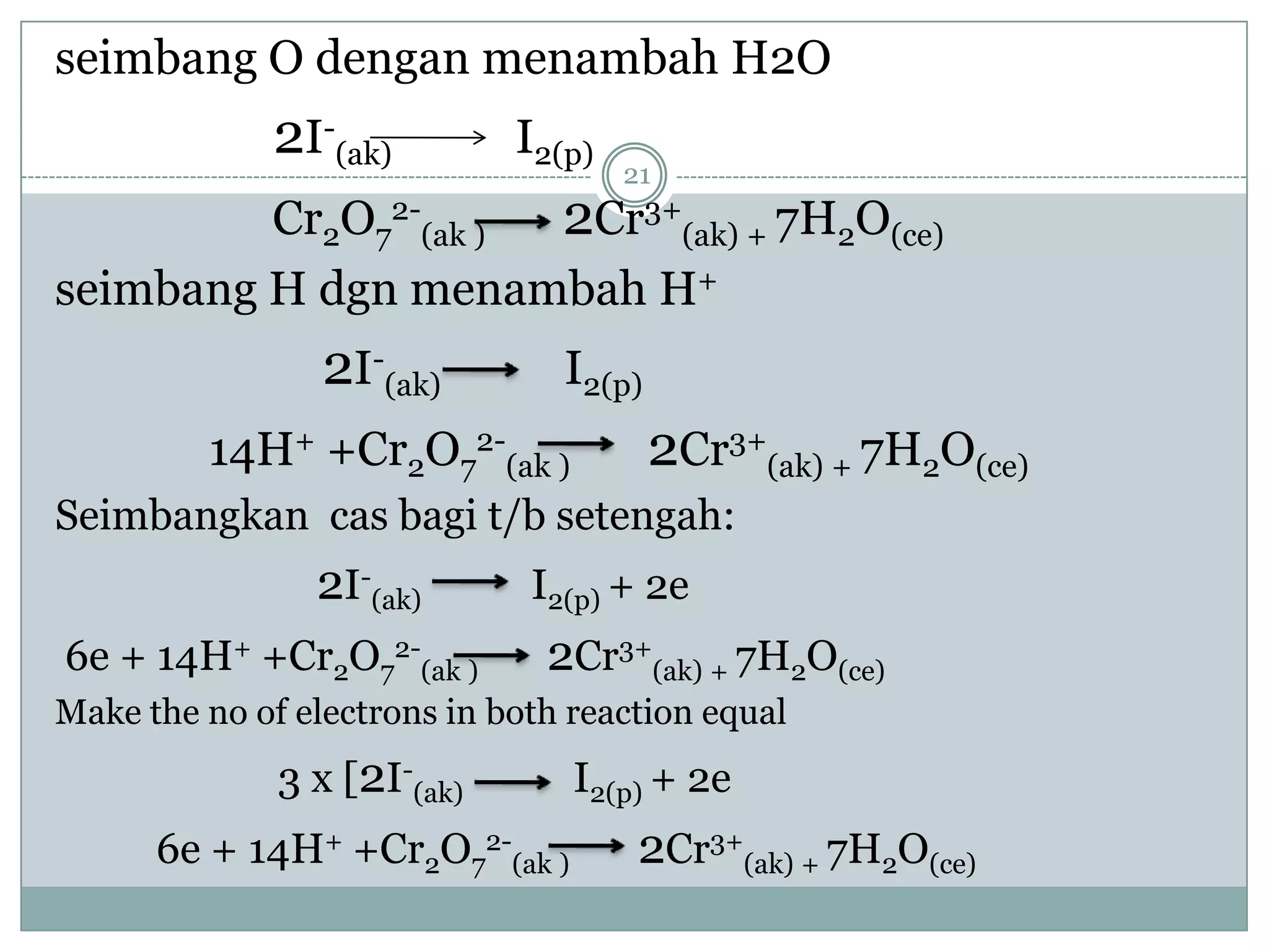 Elektrokimia 6 pengoksidaan & penurunan | PPT