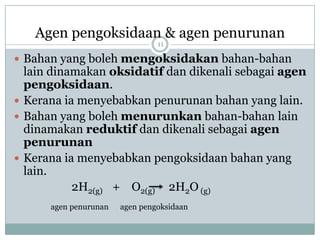 Elektrokimia 6 pengoksidaan & penurunan | PPT