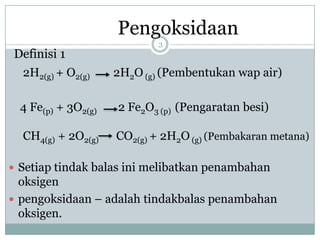 Elektrokimia 6 pengoksidaan & penurunan | PPT