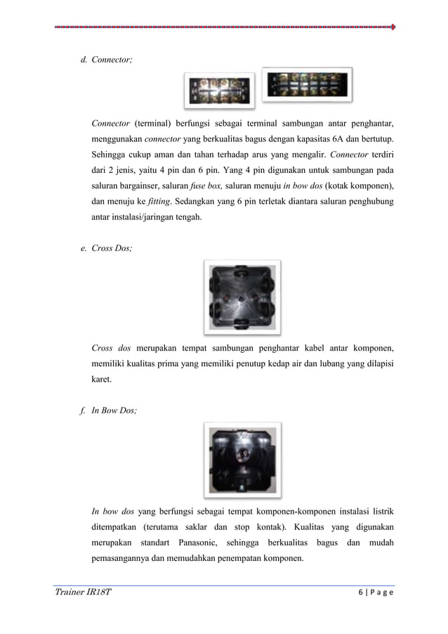 Modul Trainer Instalasi Listrik Rumah Tinggal Docx