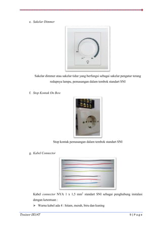 modul Trainer instalasi listrik rumah tinggal.docx