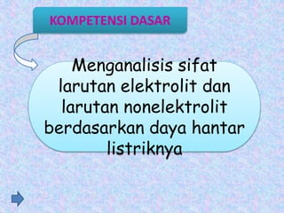 Elektrolit non elektrolit | PPTX