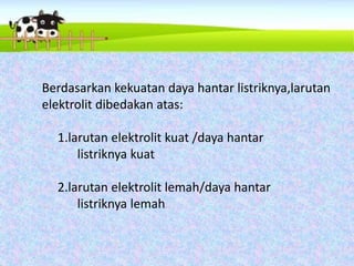 Elektrolit non elektrolit | PPTX