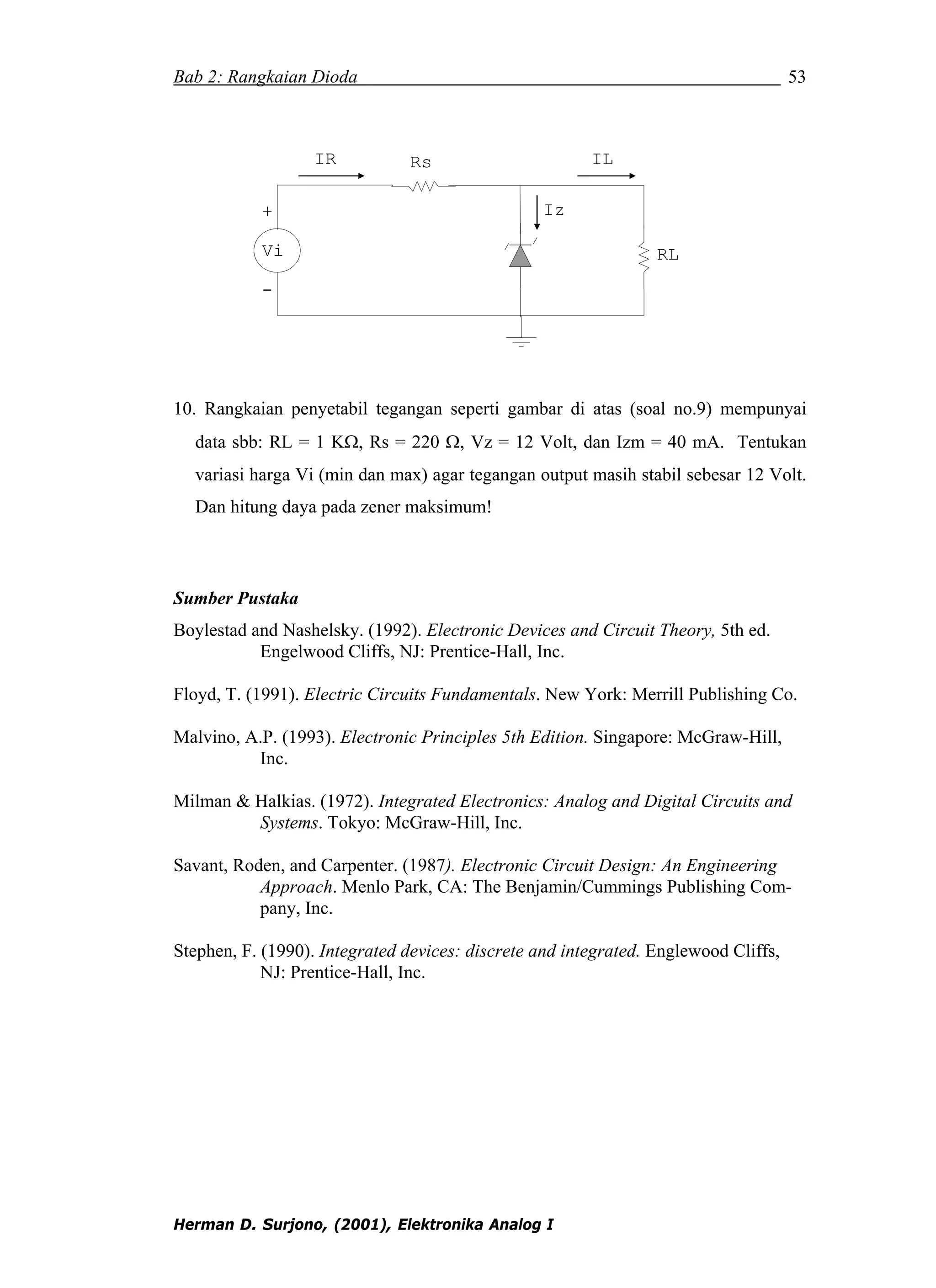 Elektronika analog 1_ch2_latihan | PDF