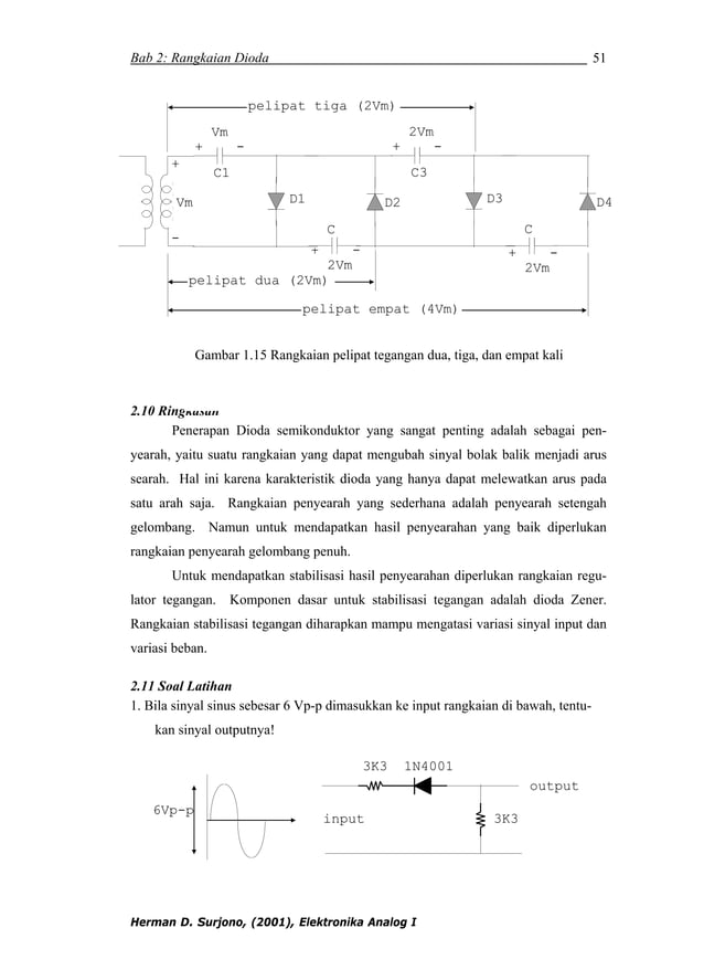 Elektronika analog 1_ch2_latihan | PDF