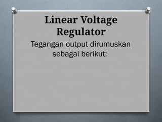 ELEKTRONIKA DAYA: DC-DC Converter (rumus dan gambar)er | PPTX