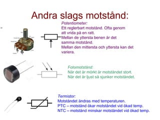 Elektronik komponenter | PPT