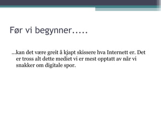 Elektroniske Spor | PPT