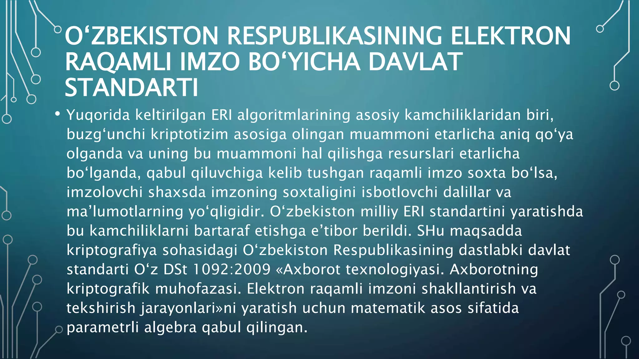 Elektron raqamli imzo va undan foydalanish.ppt
