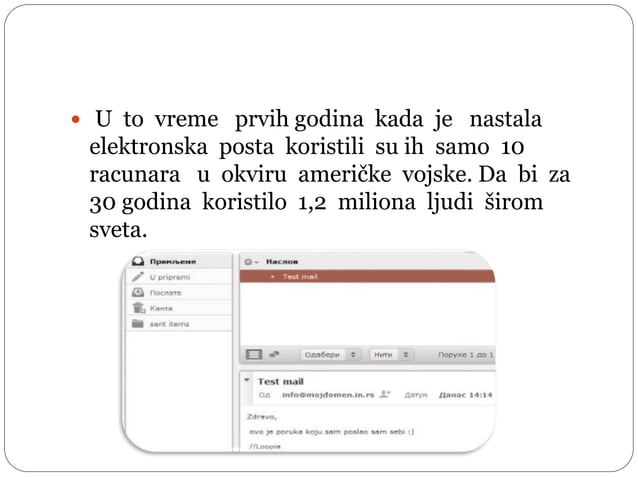Elektronska posta | PPT