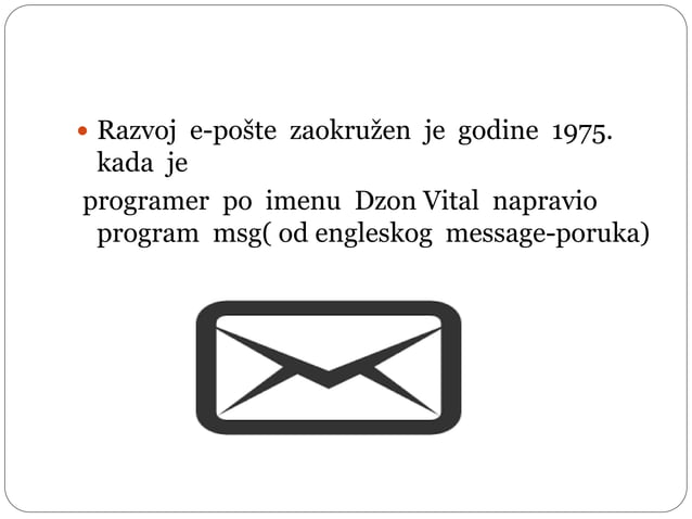 Elektronska posta | PPT