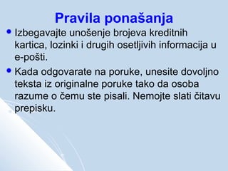 Elektronska posta (1) | PPT