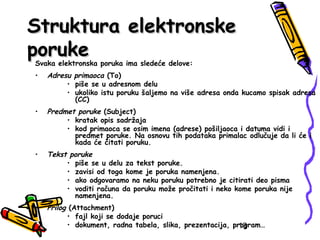 Elektronska pošta | PPT
