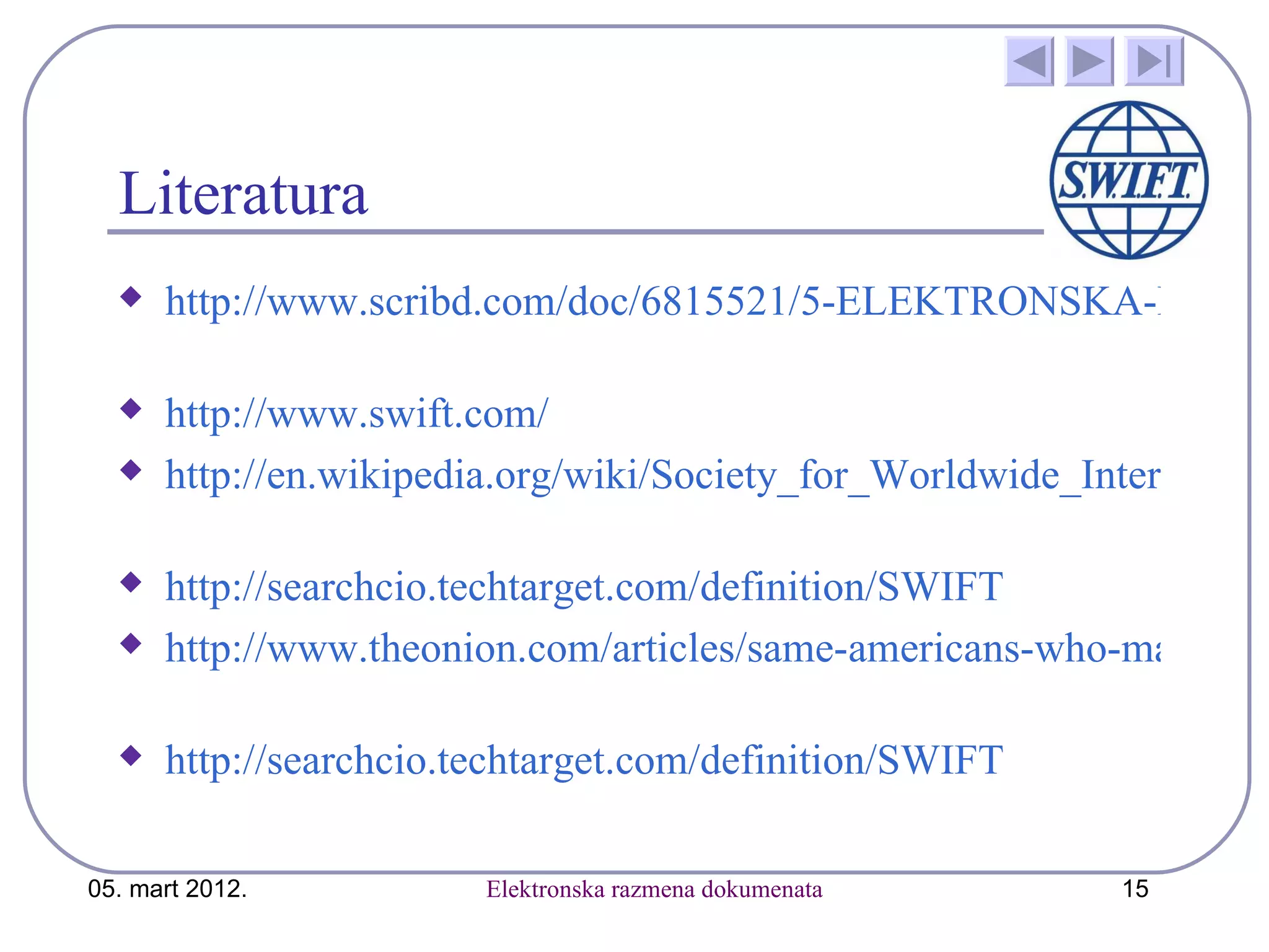 Elektronska razmena dokumenata Adrijana Jevtic | PPT