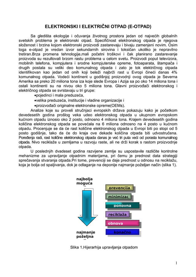 Elektronski i elektricni otpad | PDF