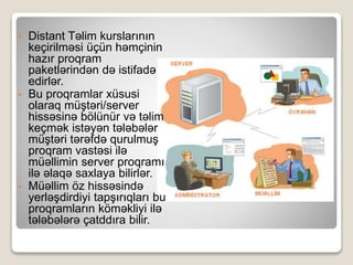 Distant təhsil -Elektron tehsil | PPTX