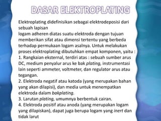 Elektroplating 2 | PPTX