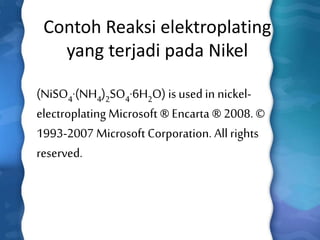 Elektroplating 2 | PPTX