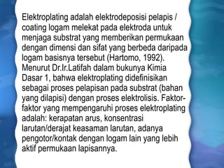 Elektroplating 2 | PPTX