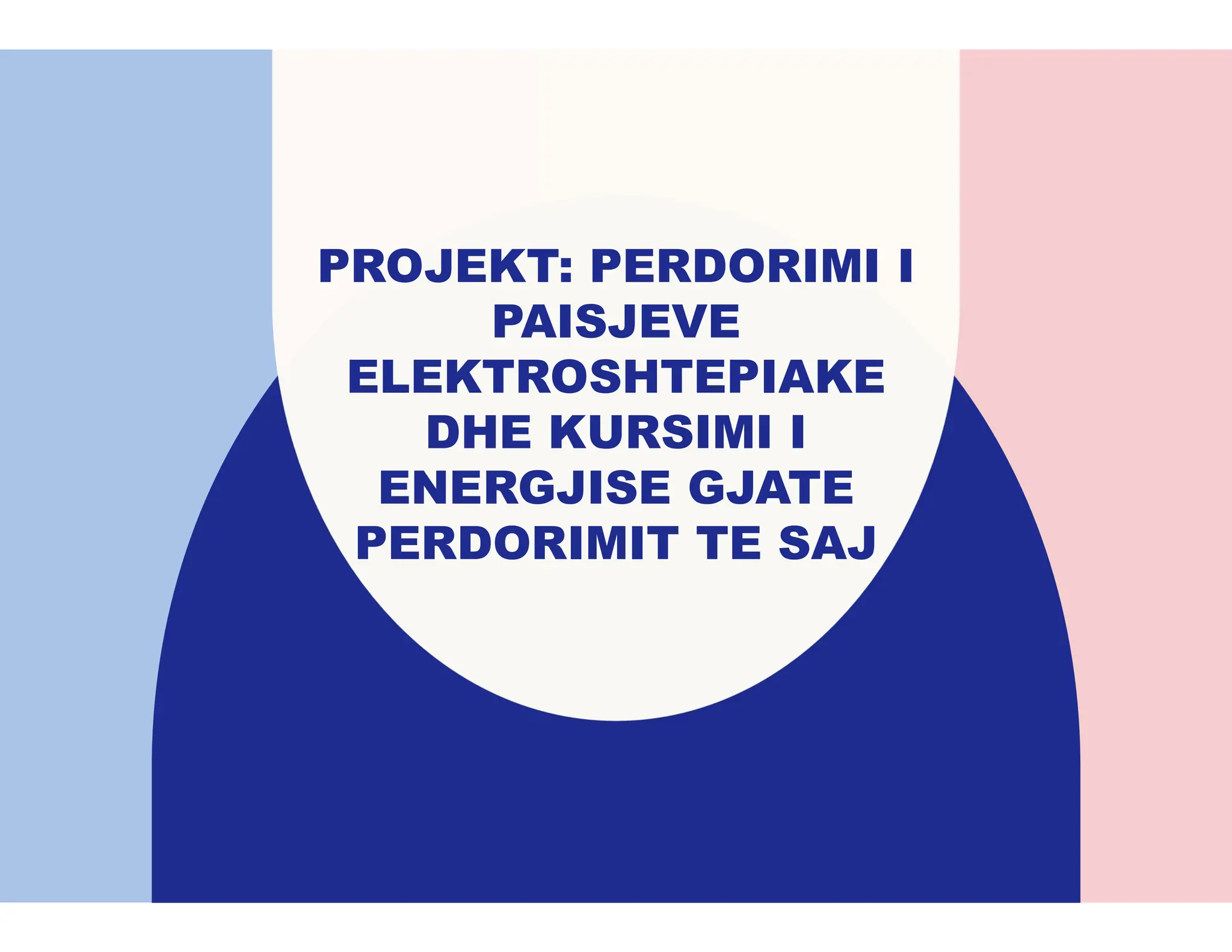 elektroshtepiaket dhe perdorimi i tyre. | PDF