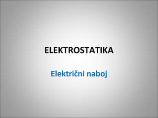 Elektrostatika 10 | PPT