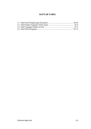 Contoh Laporan Tugas Akhir (TA) | PDF