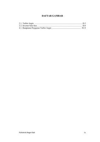 Contoh Laporan Tugas Akhir (TA) | PDF