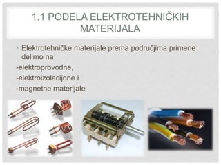 Elektrotehnički materijali-VIII Razred | PPTX