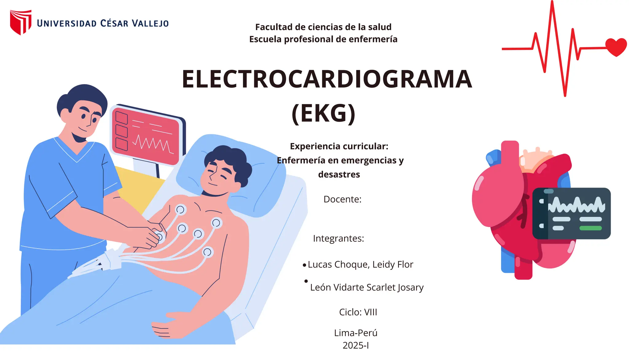 EL ELECTROCARDIOGRAMA (EKG).pdf.pdf de enfermería | PDF