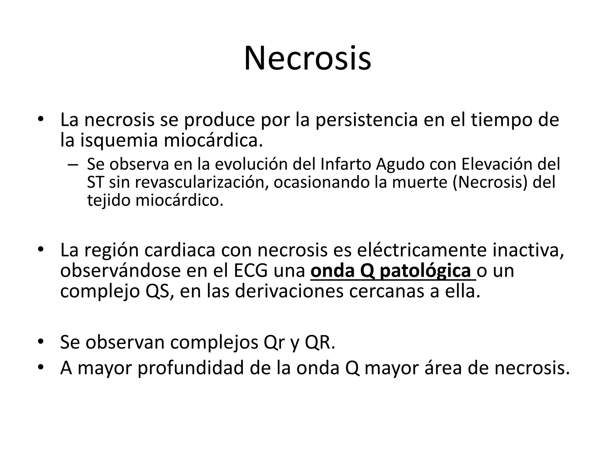 El electrocardiograma en la cardiopatía isquémica | PPTX