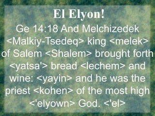 El Elyon | PPT