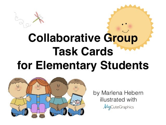 Collaborative Task Cards for Elementary Students
