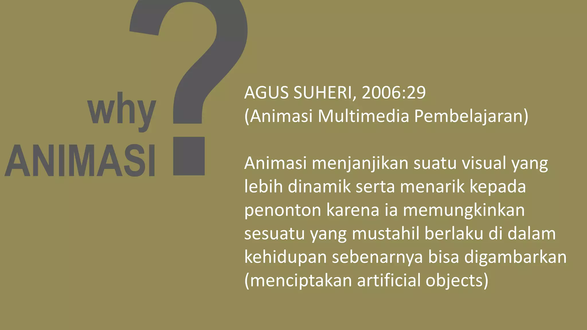 Elemen animasi dalam Multimedia | PDF