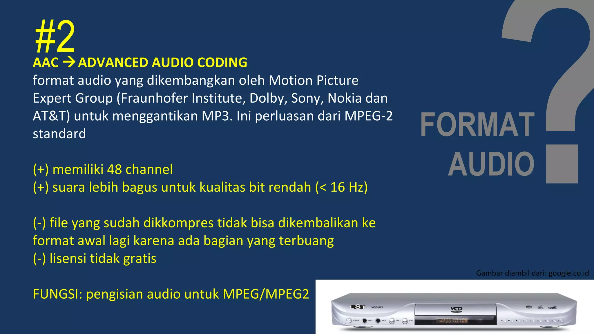 Elemen audio dalam multimedia | PPT
