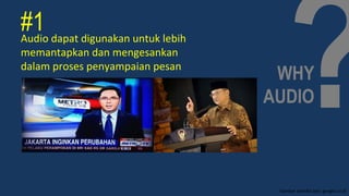 Elemen audio dalam multimedia | PPT