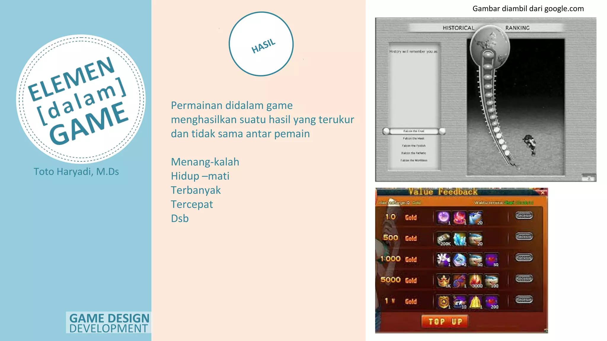 Elemen formal dalam game | PPT