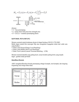 Elemen lentur balok | DOC